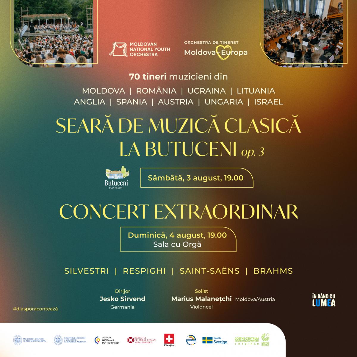 Seară de muzică clasică la Butuceni | MINISTERUL CULTURII